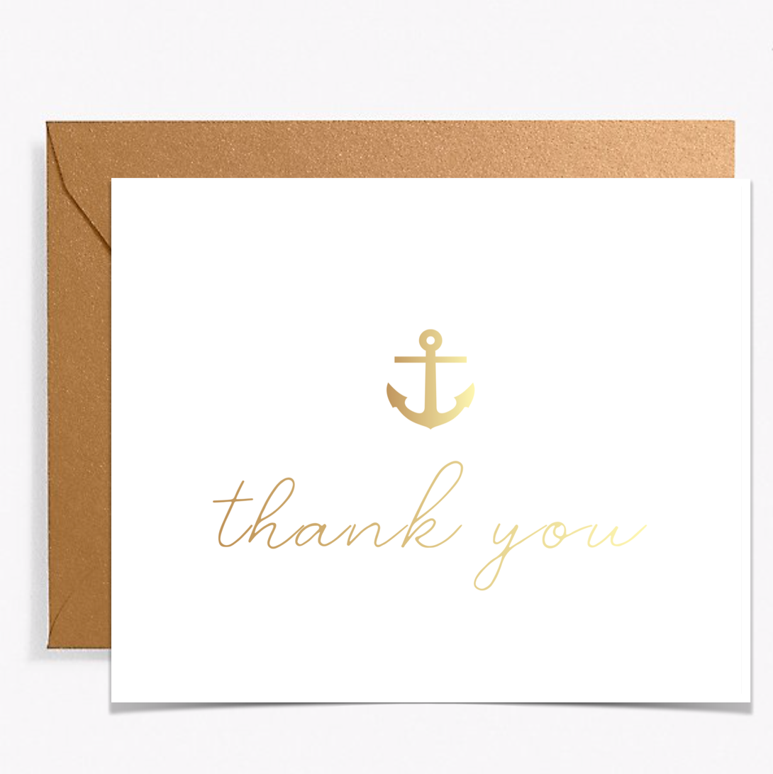 Thank You Anchor Card – Freedom Art Studio